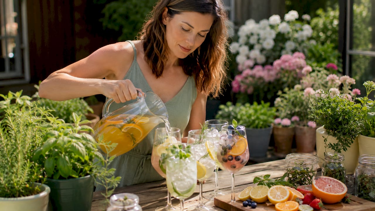 Build a Healthy Party Drink Menu for Every Guest – Floral Beverages